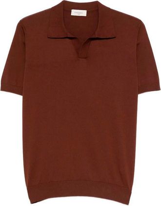 PIACENZA 1733 Polo - Marron Fonc&eacute;