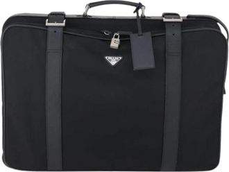 Prada unisex, Pre-owned, Noir, Taille: ONE Size Sac week-end en nylon Pre-owned