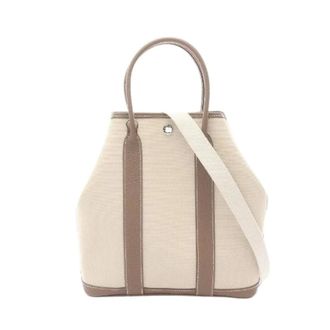 Herm&egrave;s Pre-owned Cuir sacs-ports-paule - Femme - Pre-owned - Beige - Taille: ONE Size
