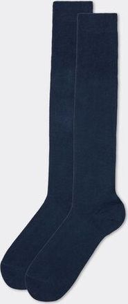 Calzedonia Lange Socken Mit Kaschmir Blau