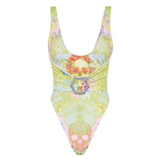 Philipp Plein Monokini Brooches - - Swimwear - Damen - Mehrfarbig - 2XL