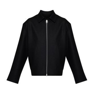 Jil Sander Wolljacke - - Jackets - Damen - Schwarzk - L