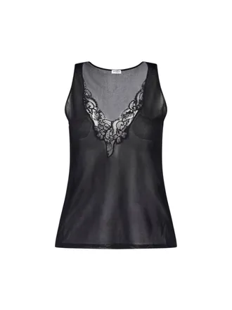 Balmain Spitzen-Top