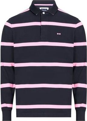 Eden Park Polo ray&eacute; &agrave; manches longues