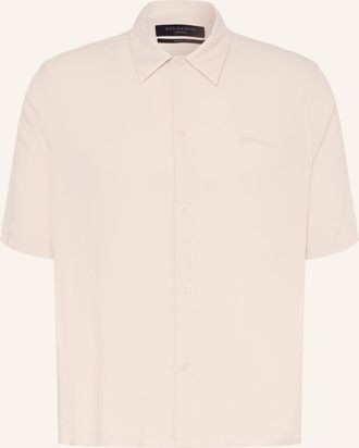 AllSaints Allsaints Kurzarm-Hemd Baron Comfort Fit beige