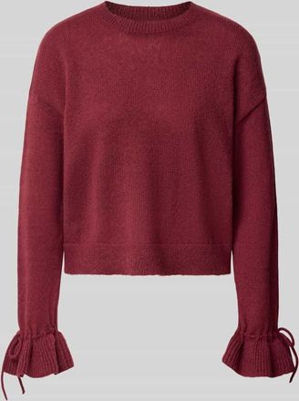 Pieces Pullover mit gerafften &Auml;rmeln