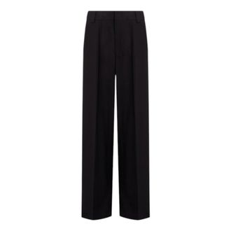 Dondup Abby Weite Hose - - Trousers - Damen - Schwarzk - L