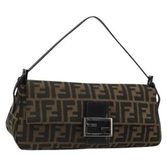 Fendi Sac bandouli&egrave;re Zucca en toile Pre-owned - Femme - Pre-owned - Brun - Taille: ONE Size
