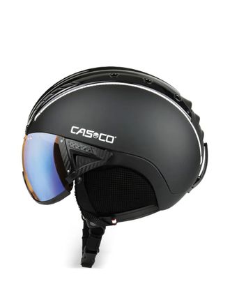 CASCO Helm aus Carbonfaser mit integrierter Sonnenblende - Schwarz