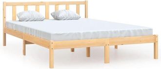 vidaXL Cadre de lit sans matelas bois massif 120x200 cm Vidaxl