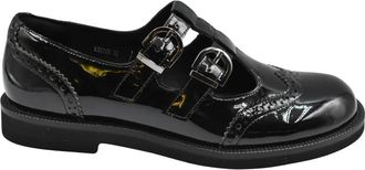 Jeannot Femme, Chaussures, Noir, Taille: 40 EU Chaussures Noires à Lacets pour Femmes