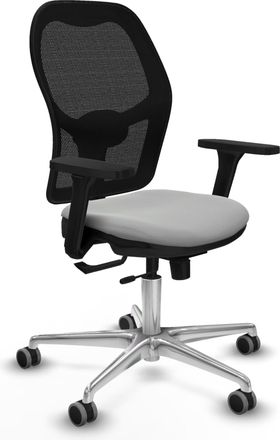 Piqueras y Crespo Sessel f&uuml;r Home Office Jorquera mit 3D-Armen, h&ouml;henverstellbare Lendenwirbelst&uuml;tze, ausgestattet mit Syncro/Traslack und eingespritztem Schaum. Mit Ro