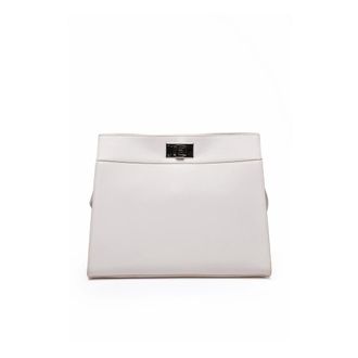 Ermanno Scervino Femme, Sacs, Blanc, Taille: ONE Size Hobo Tina