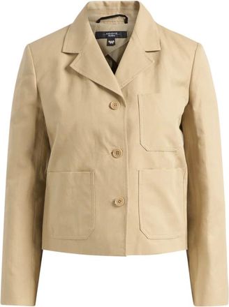 Max Mara Femme, Vestes, Beige, Taille: 36 FR Wkdglassa Jacket