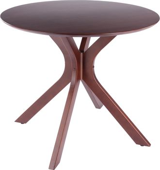 Winsome Lexa Esstisch mit gespielten Beinen in Walnussholz-Finish