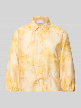 Jake*s Regular Fit Bluse aus Lyocell-Mix mit 3/4-Arm