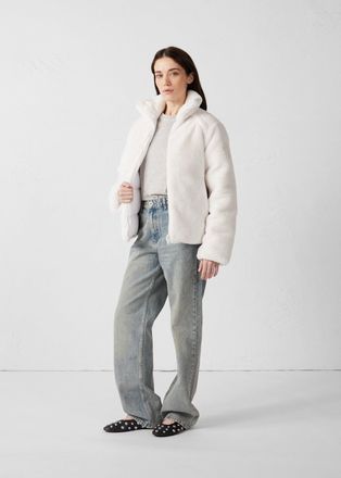 Jott Doudoune fausse fourrure Blanc Olga - Taille XS