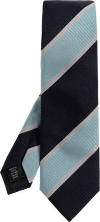 Dolce & Gabbana Homme, Accessoires, Bleu, Taille: ONE Size Jacquard Martini Tie