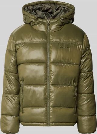 Review Gl&auml;nzende Steppjacke mit Kapuze und Rei&szlig;verschlusstaschen