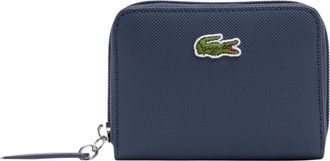 Lacoste unisex, Accessoires, Bleu, Taille: ONE Size Mini Portefeuille Zipp&eacute; L.12.12 Concept
