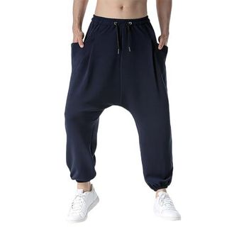 Generic Pantalon Jogging Homme Coton Pantalons de Sport Décontracté Pantalon Homme Printemps Été Mode Casual Impression 3D Color Block Léger Tendance Conforta