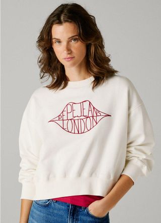 Pepe Jeans London Sweatshirt BERNIS mit Rundhals, bestickt