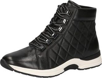 Caprice Bottines Plates en Dentelle pour Femme 9-25252-43, Nappa Noir, 39 EU