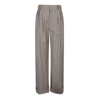 Loulou Studio Damen, Hosen, Beige, XSGr&ouml;&szlig;e