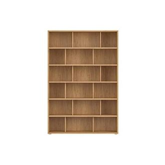 Miliboo Biblioth&egrave;que scandinave Finition Bois Clair ch&ecirc;ne L140 cm Epure