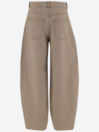 By Malene Birger Womens Jeans Dallas Cotton Denim Beige