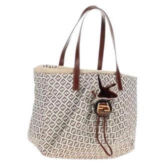 Fendi Pre-owned Zucchino Canvas Tote Bag - - Pre-owned - Damen - Mehrfarbig - ONE SIZE
