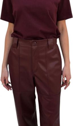 Essentiel Femme, Pantalons, Rouge, Taille: 36 FR Pantalon Cargo Itao