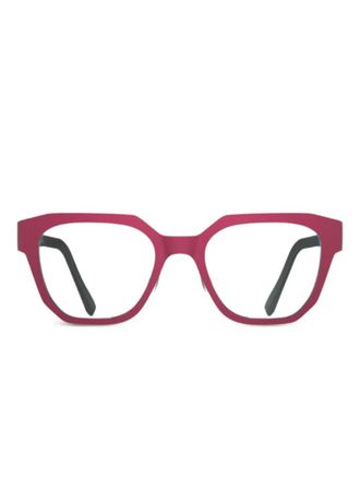 Blackfin lunettes de vue Sitka &agrave; monture g&eacute;om&eacute;trique - Rouge