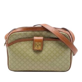 Celine Sac bandouli&egrave;re Pre-owned en toile - Femme - Pre-owned - Beige - Taille: ONE Size