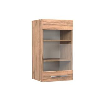 Vicco Armoire en Verre Fame-Line, Ch&ecirc;ne de Force dor&eacute;, 40cm