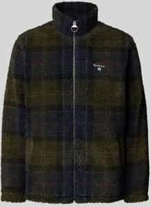 Barbour Fleecejacke mit Stehkragen