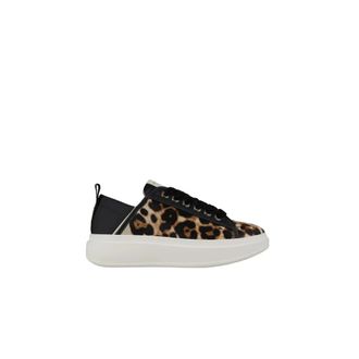 Alexander Smith Wembley Donna in geflecktem Ponyfell und schwarzem Lederabsatz - - Shoes - Damen - Mehrfarbig - 40 EU