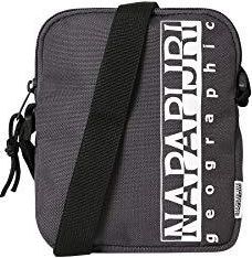 Napapijri Sac avec bandouli&egrave;re item NP0A4EU7 HAPPY CROSS S 2 - cm.19,5 x 17 x 2,5, 198 Dark grey solid, UNICA - ONE SIZE