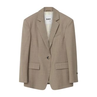 Day Birger Et Mikkelsen Klassischer Wollmischblazer - - Jackets - Damen - Grau - S