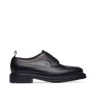 Fabi Chaussures Oxford Classiques en Cuir Noir - Homme - Chaussures - Noir - Taille: 40 EU