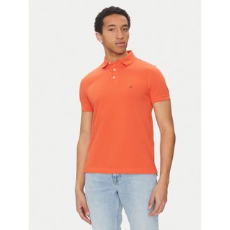 Tommy Hilfiger Poloshirt 1985 MW0MW17771 Orange Slim Fit