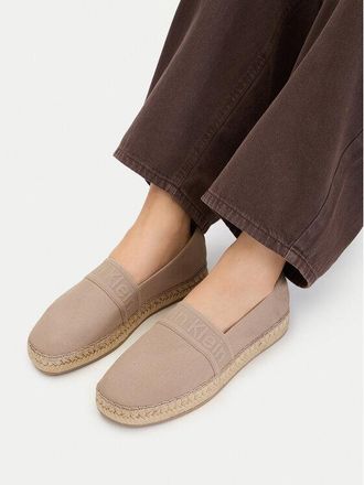 Calvin Klein Espadrilles Logo Webbing HW0HW02934 Beige