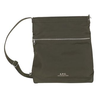 A.P.C. A.p.c. - Sac bandouli&egrave;re Archive - Homme - Sacs - Vert - Taille: ONE Size