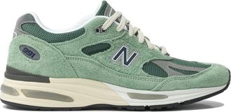 New Balance Low-Top Sneaker - Made In Uk 991V2 Sneakers - Gr. 40,5 (EU) - in Gr&uuml;n - f&uuml;r Damen