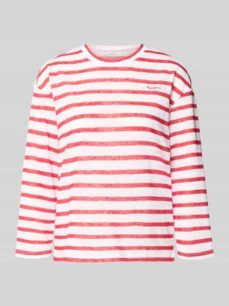 Pepe Jeans London Regular Fit T-Shirt aus Baumwoll-Mix