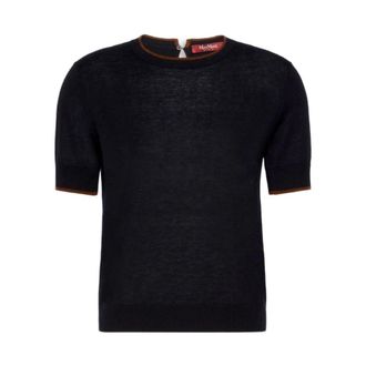 Max Mara Damen, Strickwaren, Blau, XLGr&ouml;&szlig;e