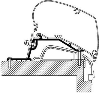 Thule Adapter f&uuml;r Hobby Premium ab 2012 (932910541)