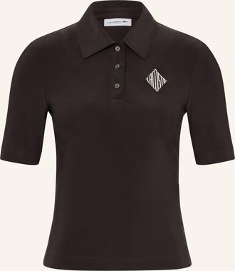 Lacoste Jersey-Poloshirt braun