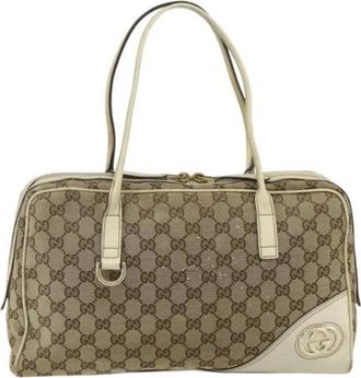 Gucci Sac bandouli&egrave;re vintage doccasion - Femme - Pre-owned - Brun - Taille: ONE Size