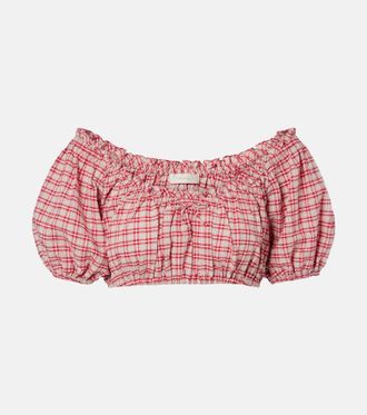 Faithfull The Brand Cropped-Top Murcia aus Baumwolle
